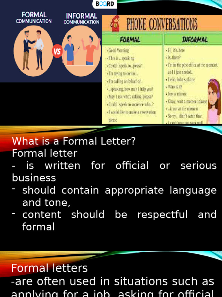 Formal Vs Informal 10 | PDF | Communication | Linguistics