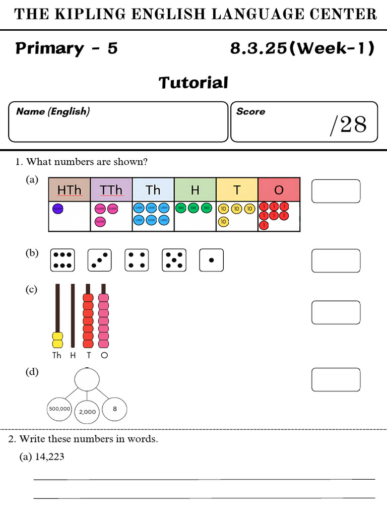 P5 3.8 Tuto Week 1 | PDF P5 3.8 Tuto Week 1 | PDF