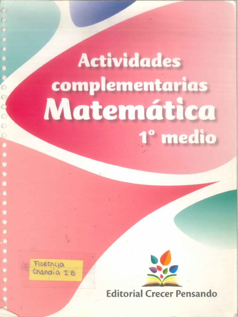 Actividades Complementarias Matematica 1medio | PDF