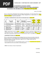 Family Income Certificate Format | PDF