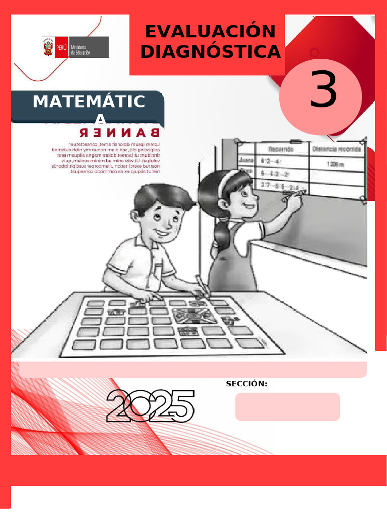 Examen de Matemáticas 3° Primaria 2024 | PDF