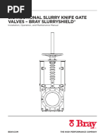 Bray Series 762 Slurry Knife Gate Valve Manual | PDF | Valve | Pipe ...