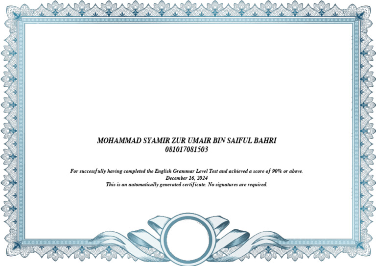 Mohammad Syamir Zur Umair Bin Saiful Bahri 17 67603d6a7e57e 2024 12-16-22!47!06 | PDF