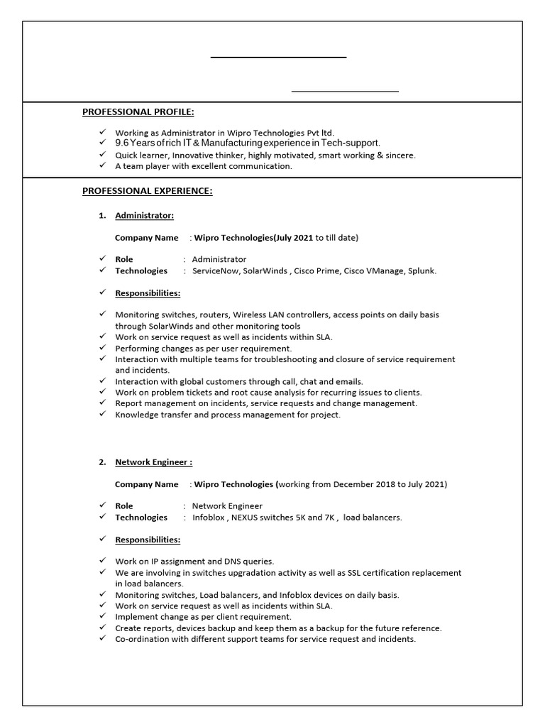 APR2024 Resume Rahul Administrator | PDF | Computer Network | Active Directory