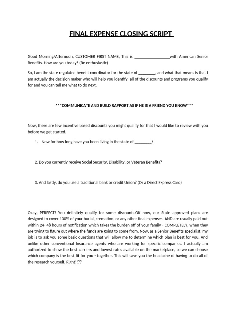 Supreme Leads Script Closing | PDF | Health Care | Medicine