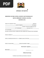 School Study Certificate Format 2 | PDF