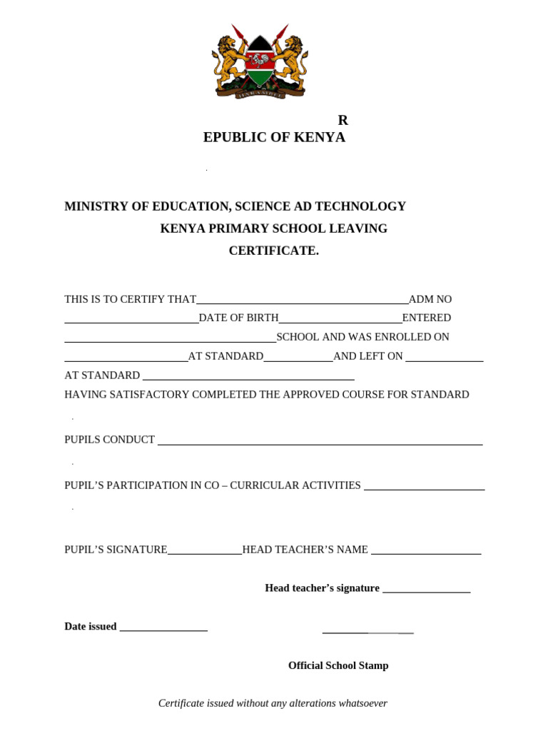 Primary Leaving Certificate | PDF