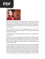 Legado de Félida Medina en Escenografía | PDF | Teatro | Artes (general)