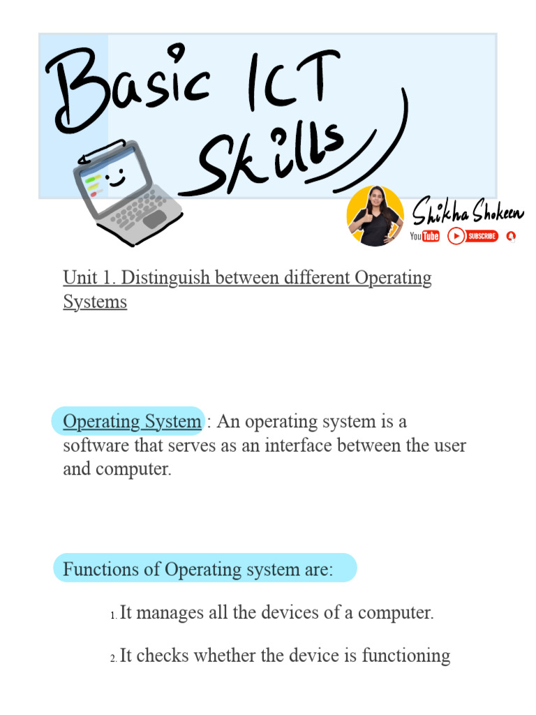 Basic ITC Skill | PDF | Operating System | Computer Virus