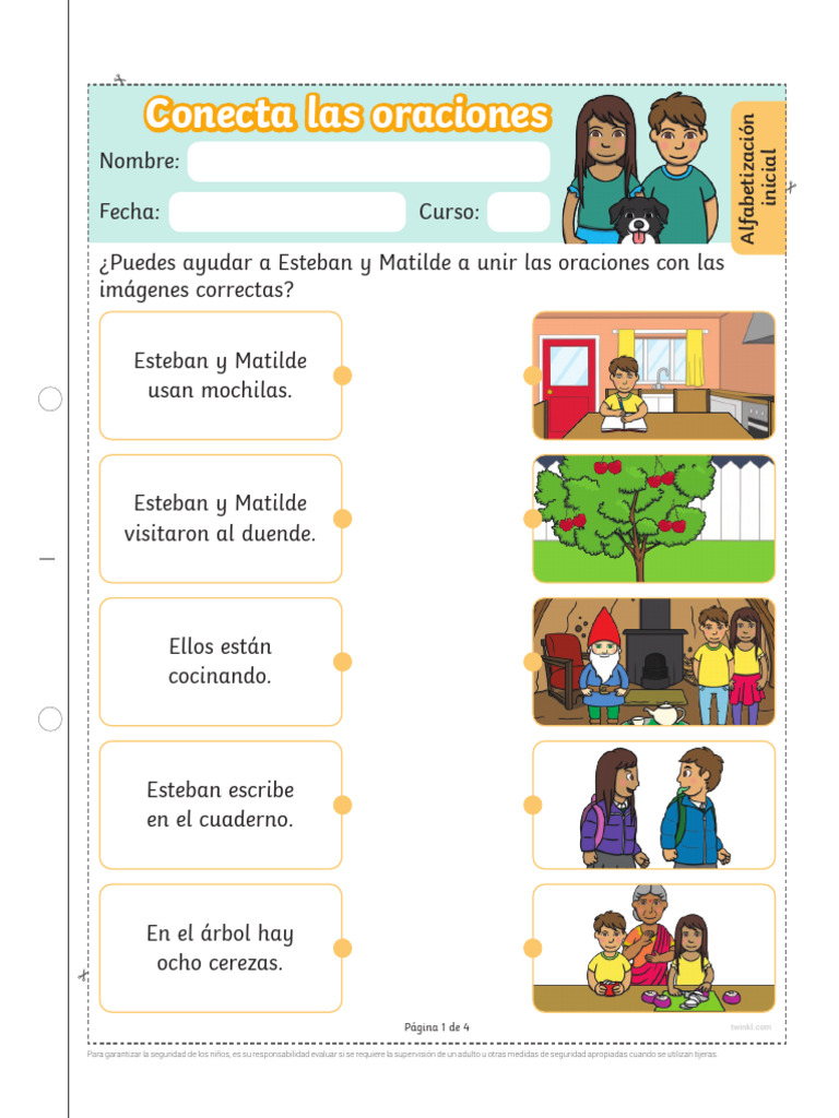Comprensión de Oraciones | PDF