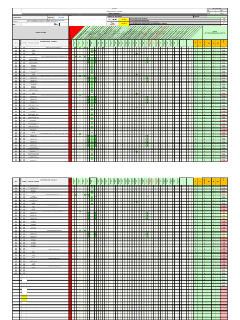 QC Matrix de inspeccion mecanico estructuras | PDF