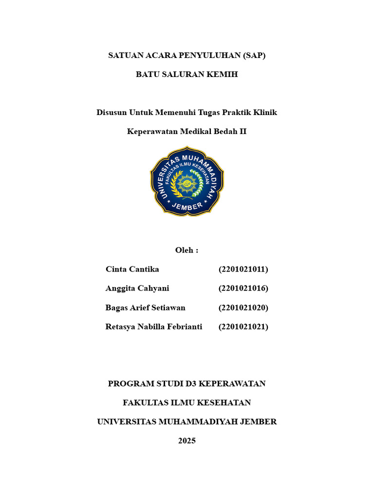 SAP Batu Saluran Kemih | PDF