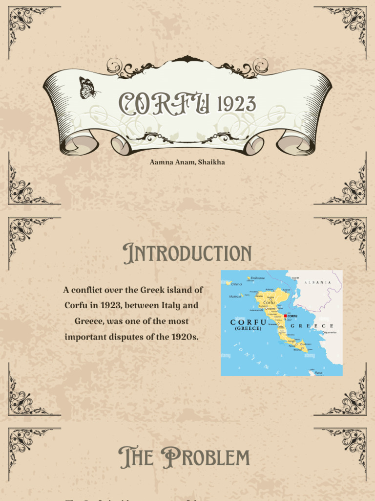 Corfu Incident: A League of Nations Failure | PDF