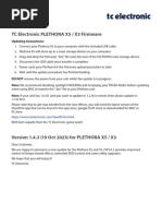 Plethora X3/X5 Firmware Update Guide | PDF | Usb | Computing