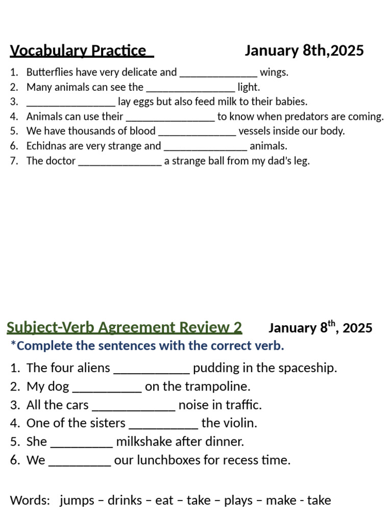Unit 1 Test Vocabulary Practice | PDF