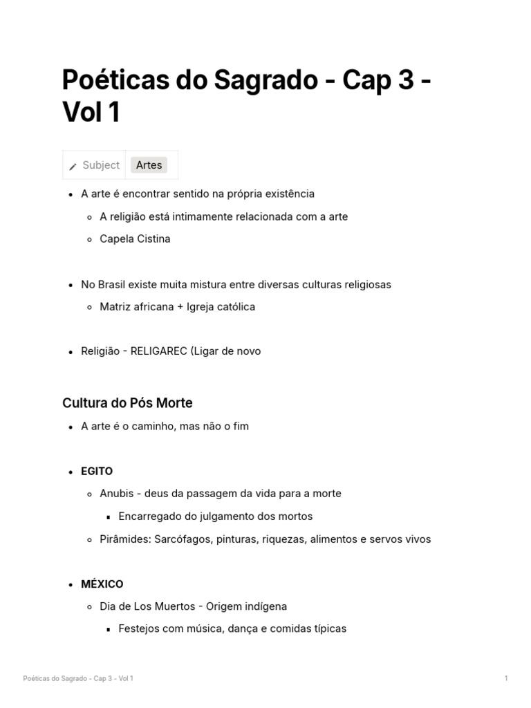 Poticas Do Sagrado - Cap 3 - Vol 1 | PDF | Deus | Barroco