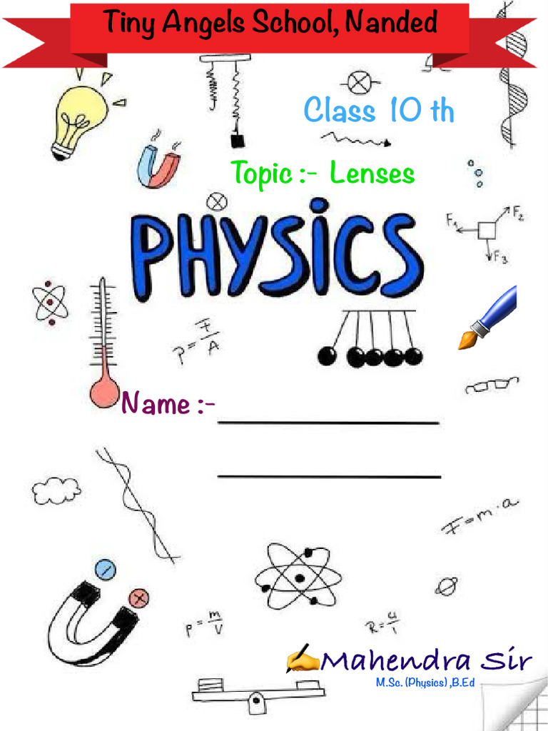 Class 10 Lenses: Types and Properties | PDF | Eye | Human Eye