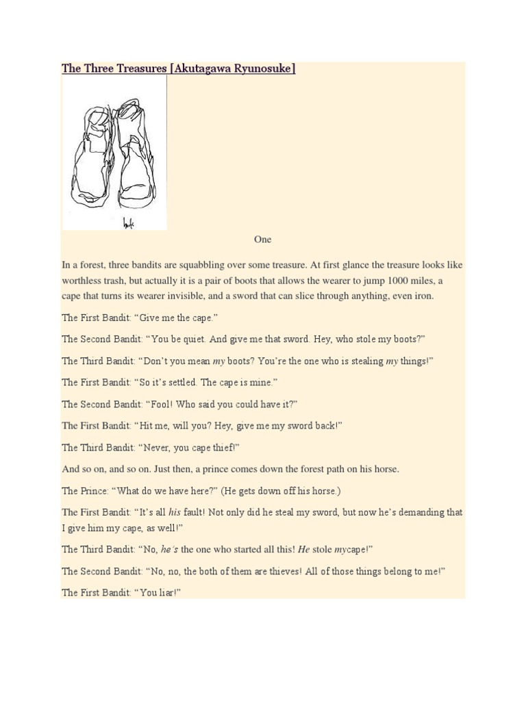 The Three Treasures of the Prince | PDF