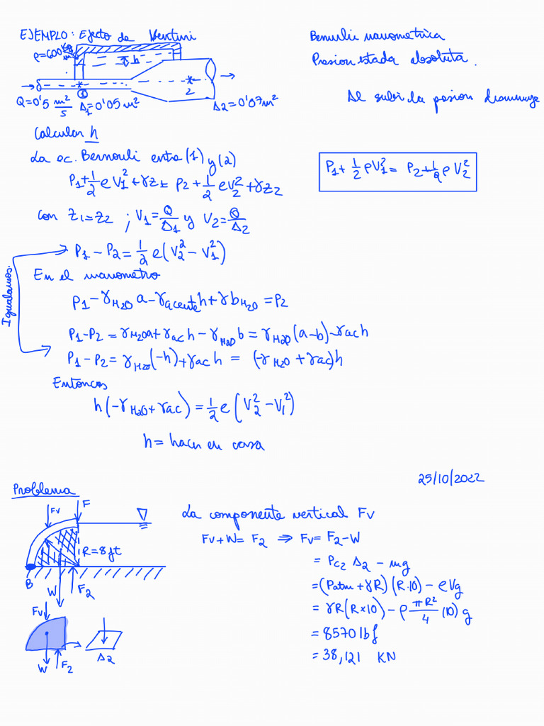 Apuntes Clases Fluidomecanica - 221210 - 004953 | PDF