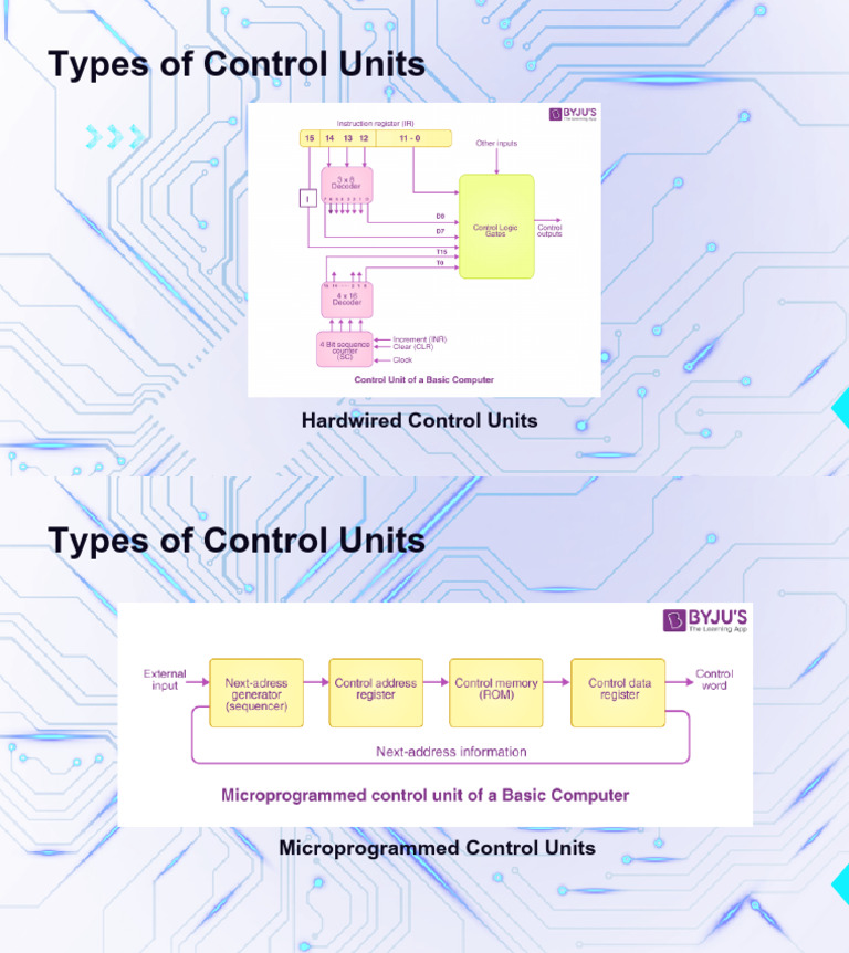 Types of Control Units Explained | PDF
