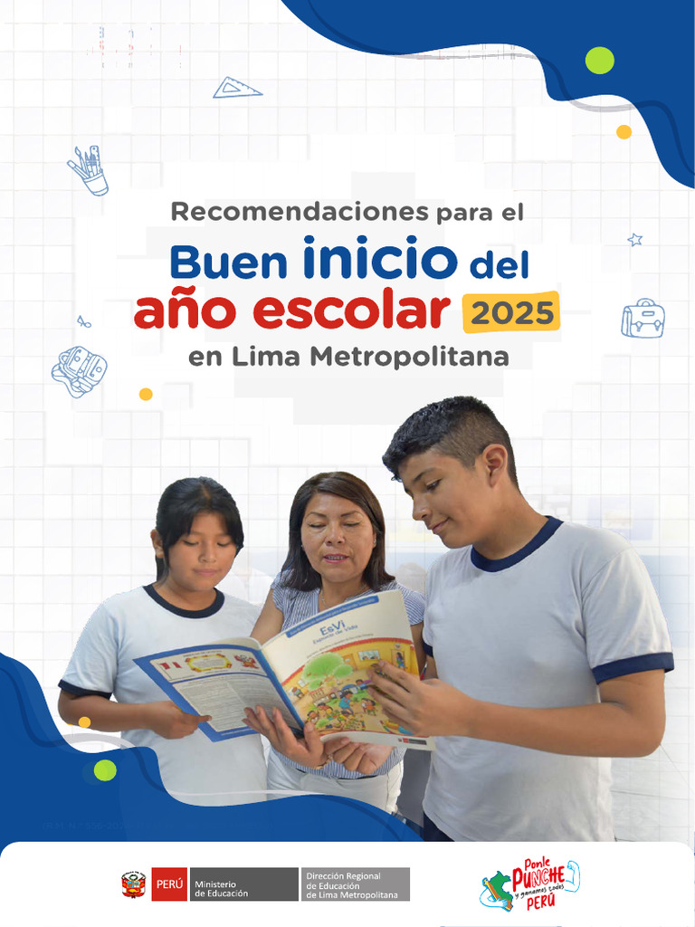Recomendaciones para El Buen Inicio Del Año Escolar 2025 | PDF ...