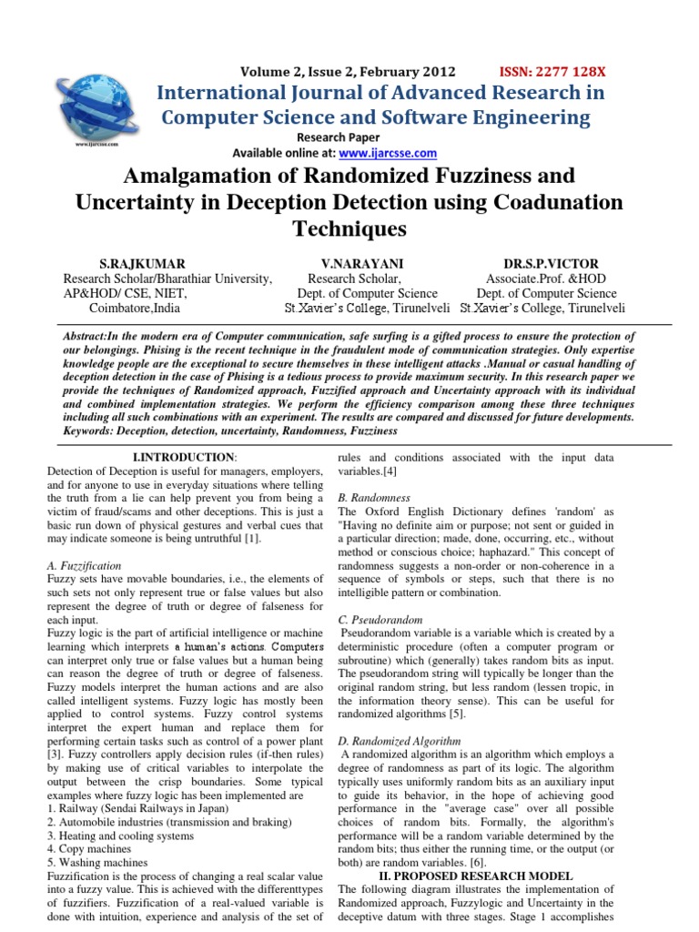 Amalgamation of Randomized Fuzziness and Uncertainty in Deception Detection Using Coadunation ...
