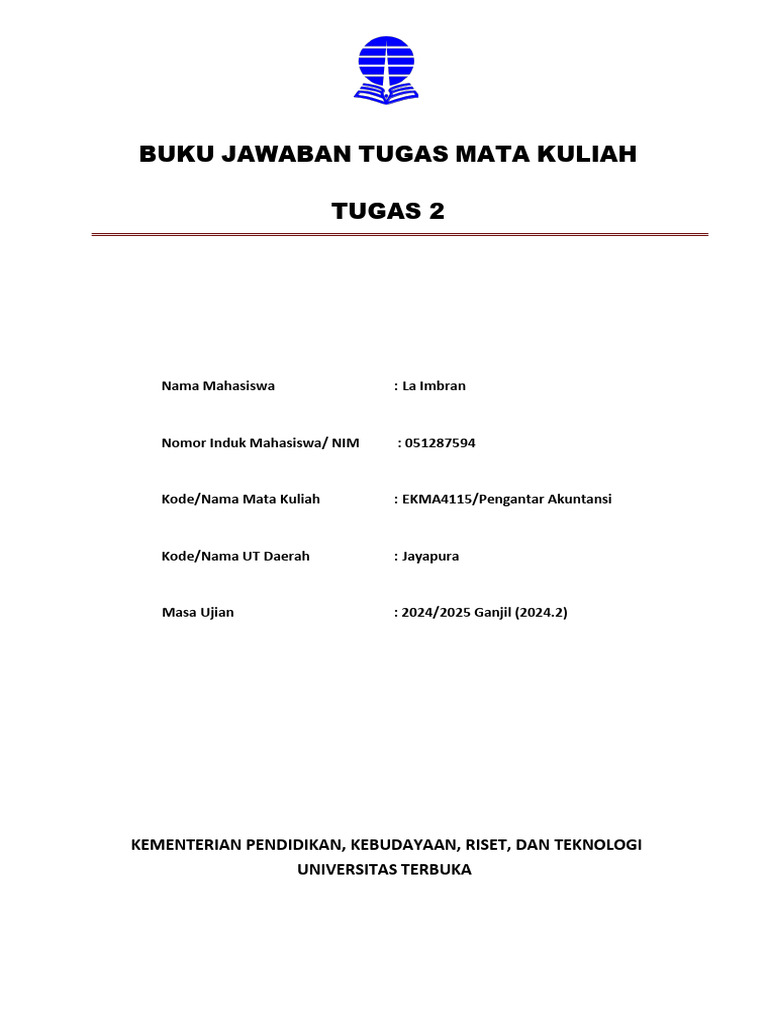 La Imbran - Ekma4115 - Tugas 2 | PDF