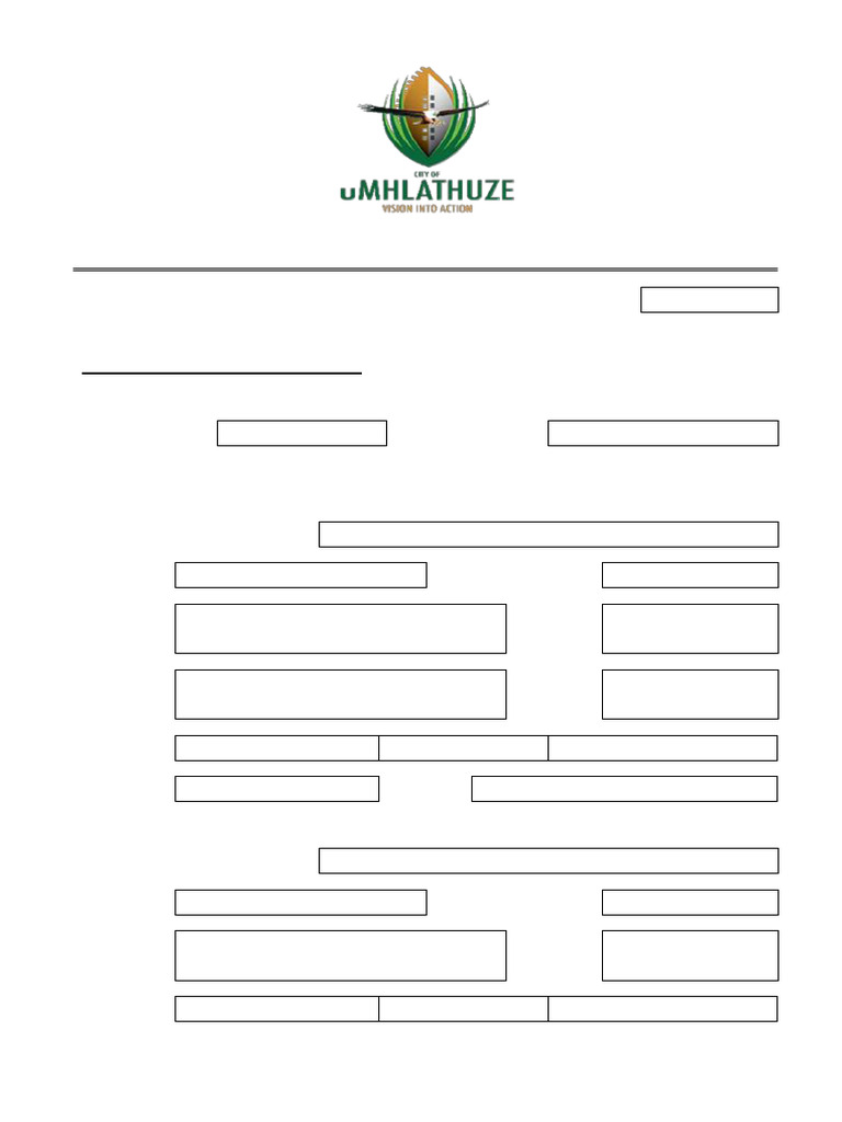 uMhlathuze Residential Objection Form | PDF | Real Estate Appraisal