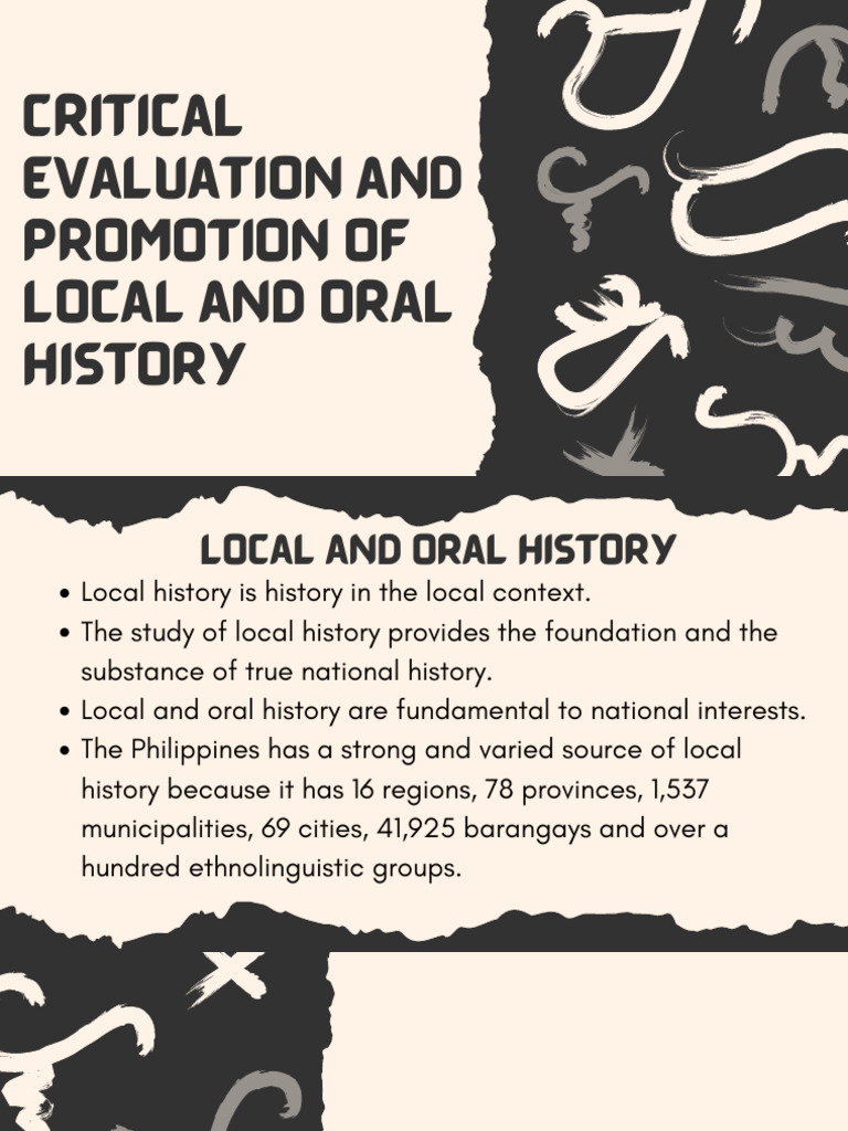 3 - Local and Oral History | PDF