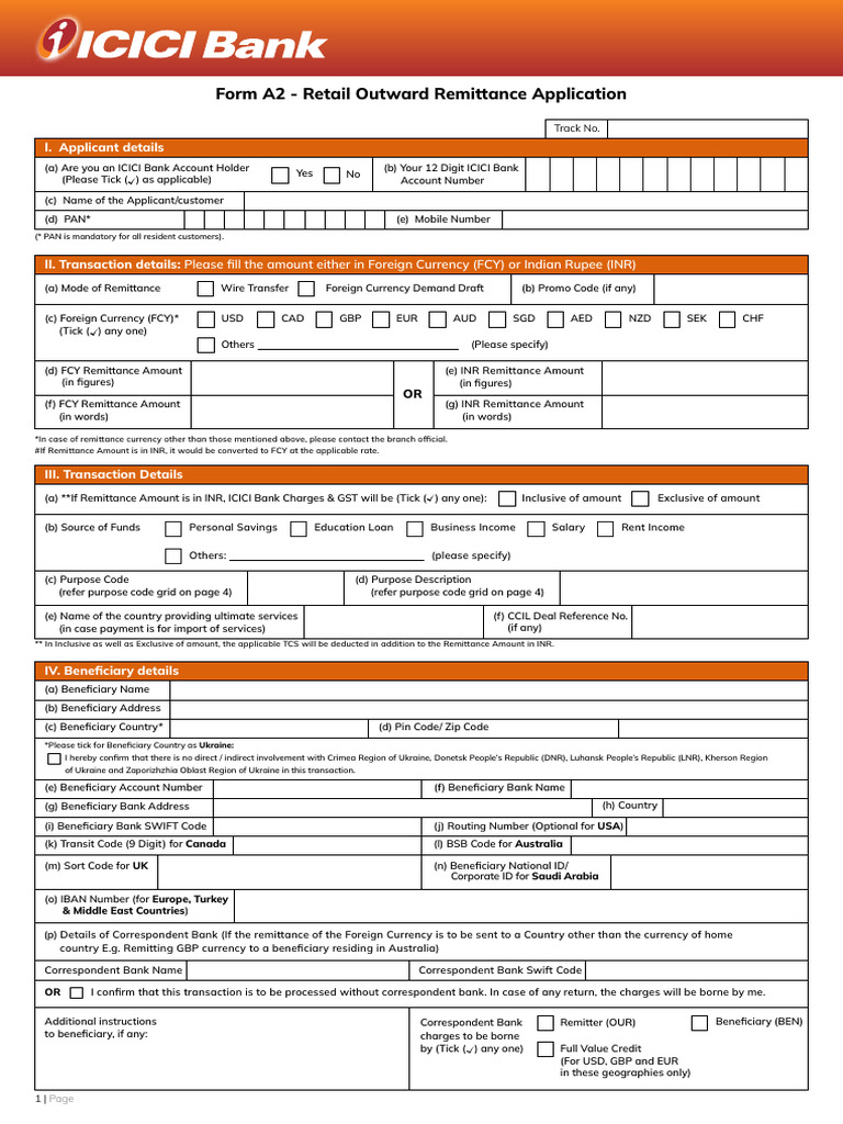 A2 Cum LRS Form | PDF | Insurance | Banks