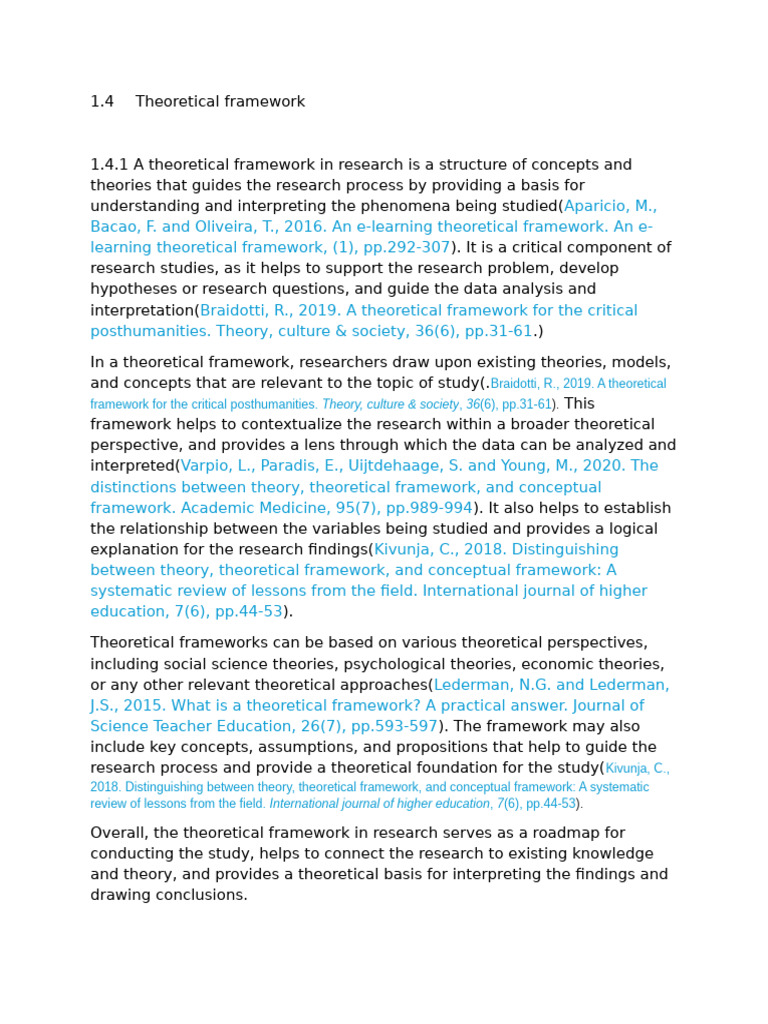 Document theoretical framework 1.4 | PDF | Psychological Trauma | Psychological Resilience