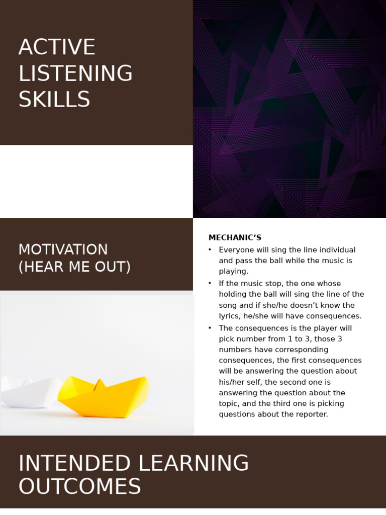 Active Listening Skills and Techniques | PDF | Attention | Empathy
