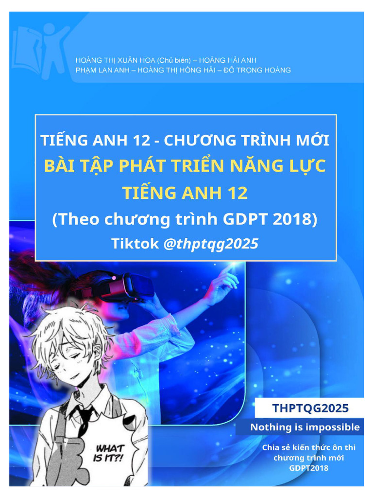 Bài tập phát triển năng lực tiếng anh 12 | PDF