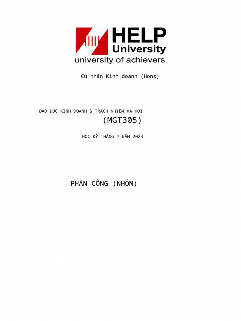 Assignment Question MGT 305 2 | PDF