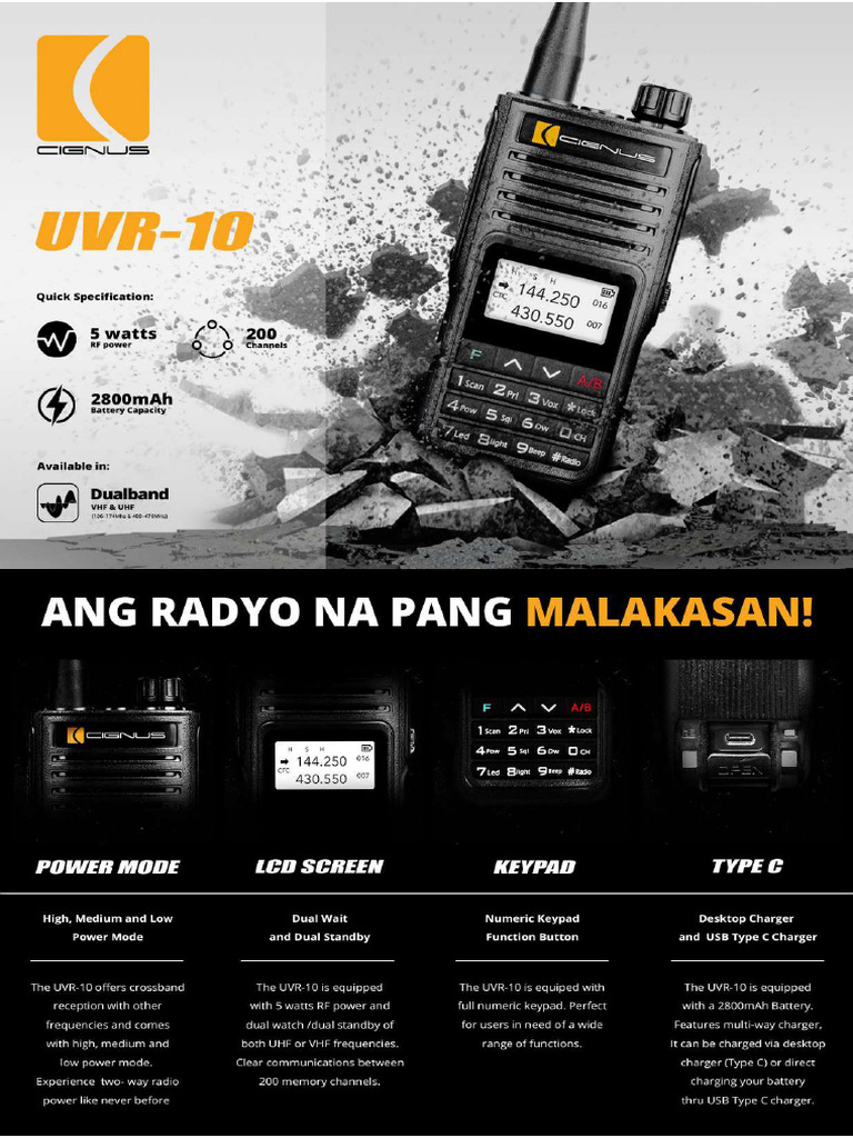 Uvr 10 Brochure | PDF
