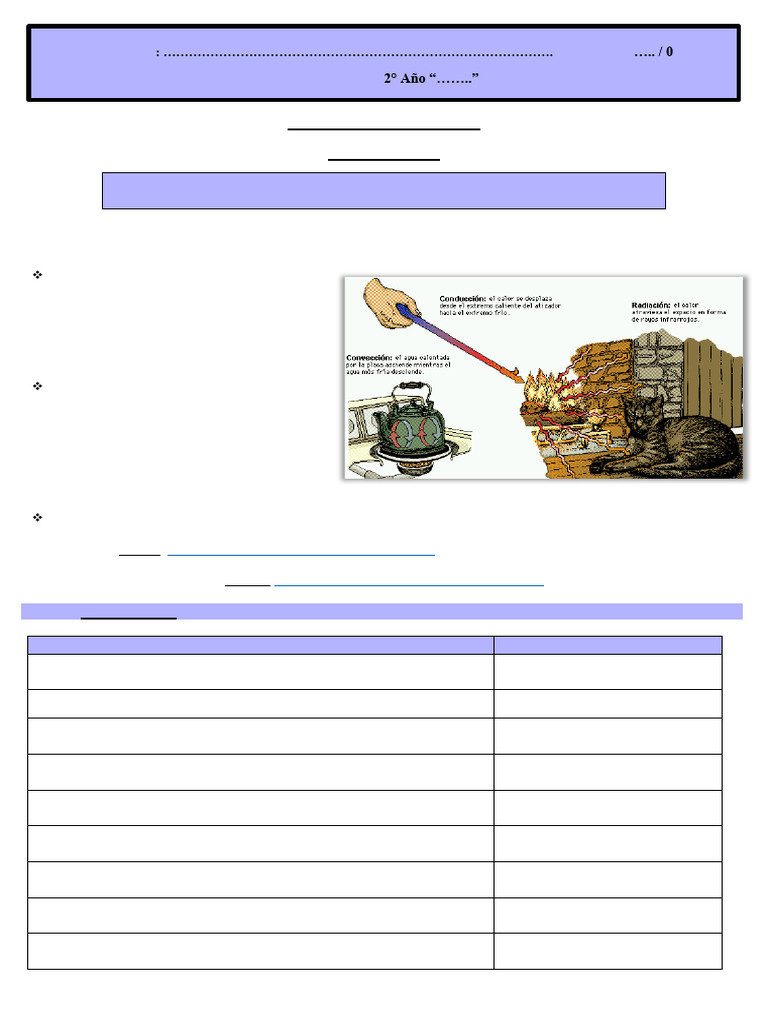 5 - TP N°5 Calor | PDF | Calor | Convección