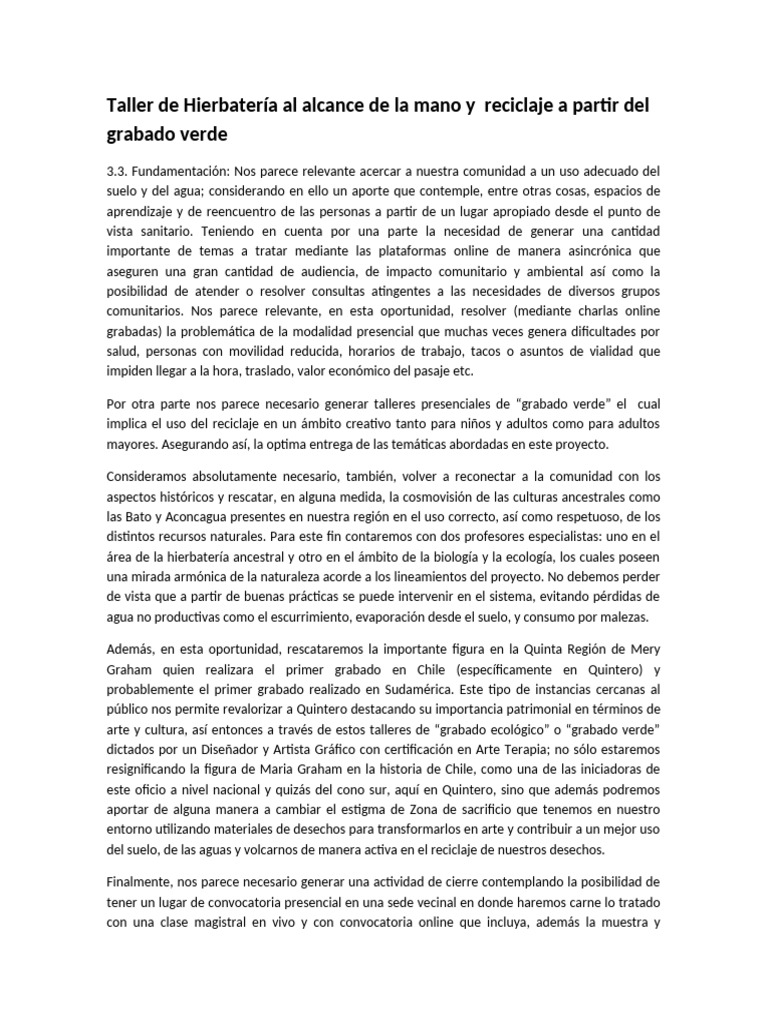 Proyecto ESVAL 2024 | PDF | Residuos | Agua