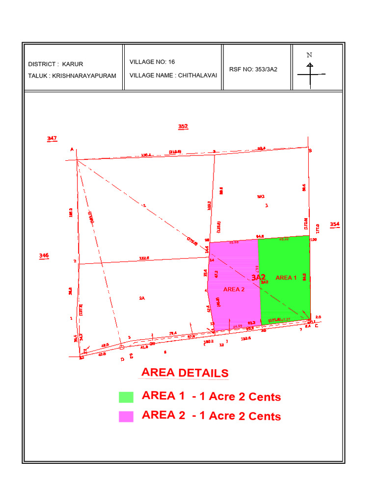 Karur District Land Details: Chithalavai | PDF