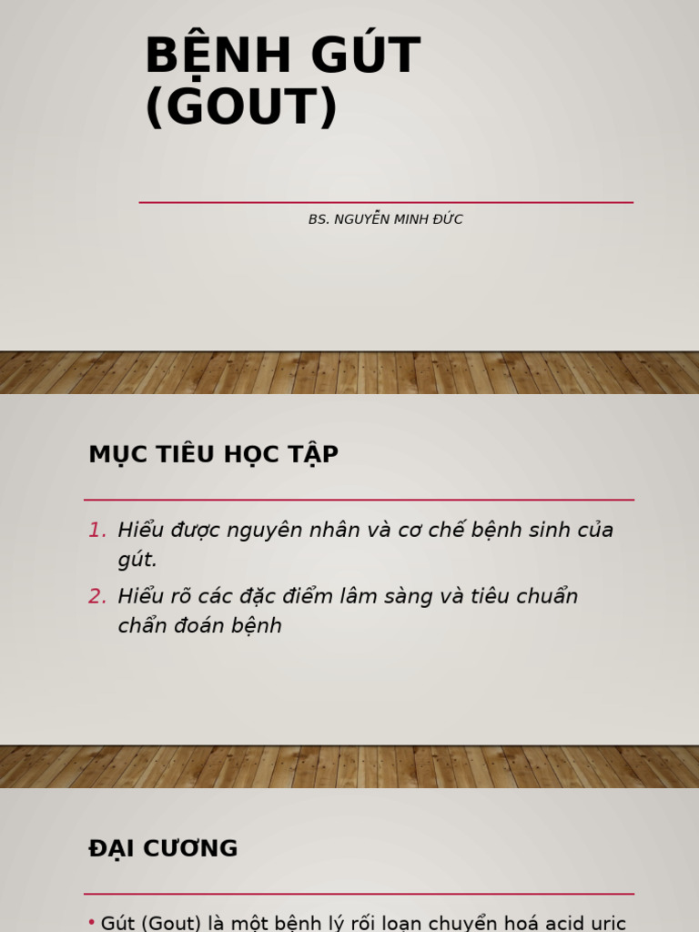Bai Giang Benh Gout | PDF