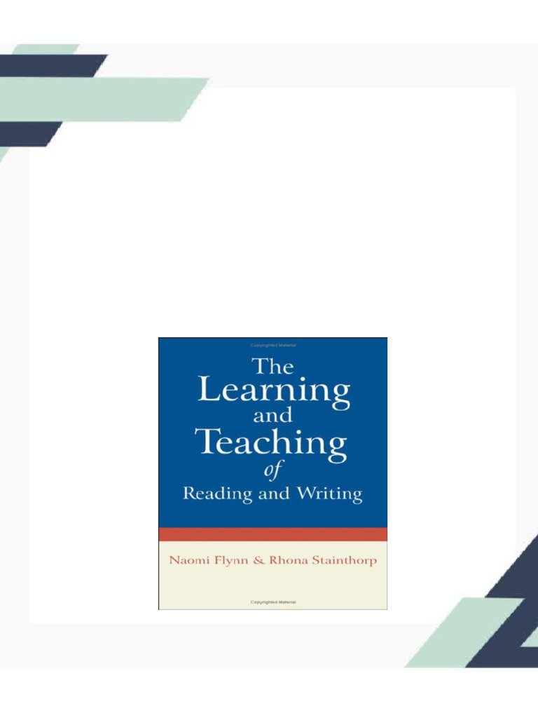 The Learning and Teaching of Reading and Writing 1st Edition Naomi ...