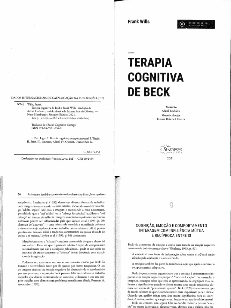 Terapia Cognitiva de Beck - Frank Wills | PDF
