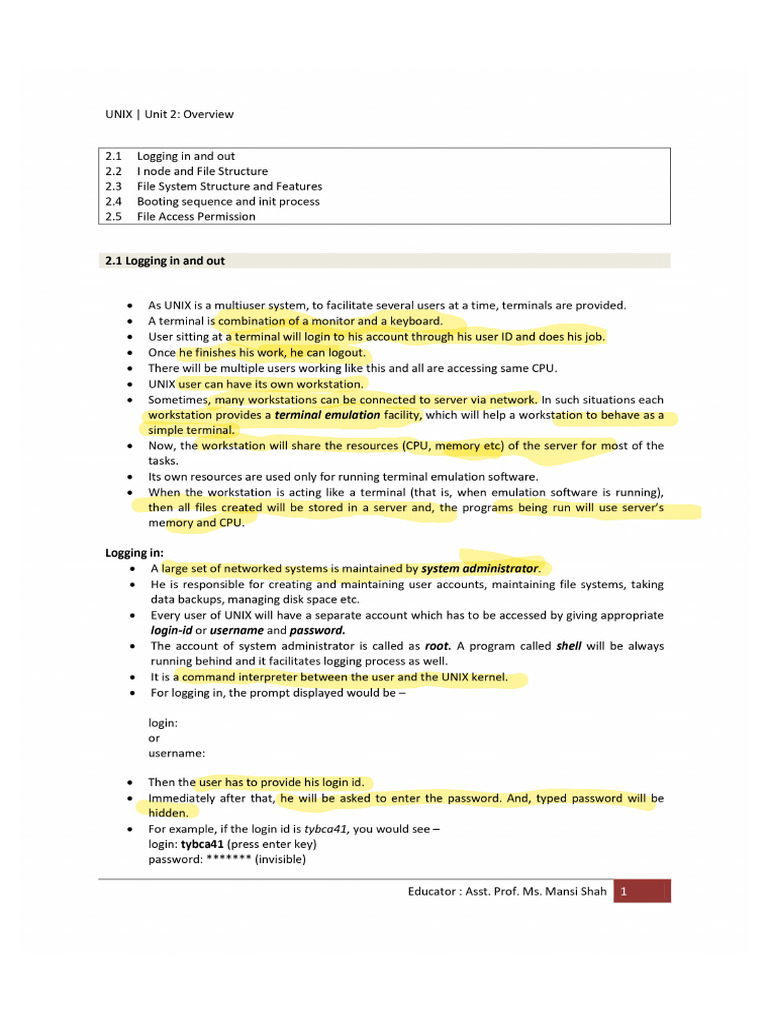 Unit 2 Overview | PDF