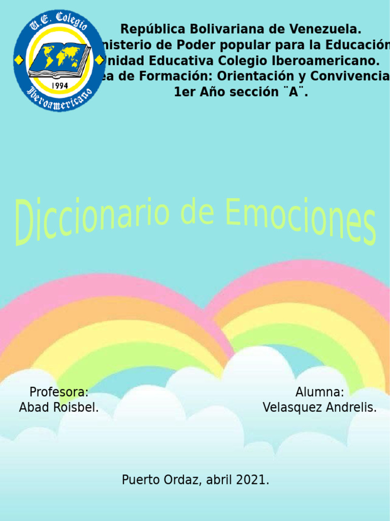Diccionario de Emociones | PDF | Ansiedad | Ira