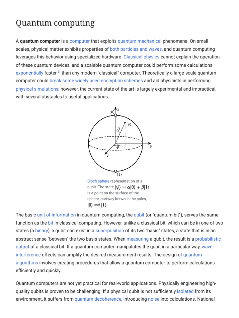 Understanding Quantum Computing Basics | PDF | Quantum Computing | Cryptography