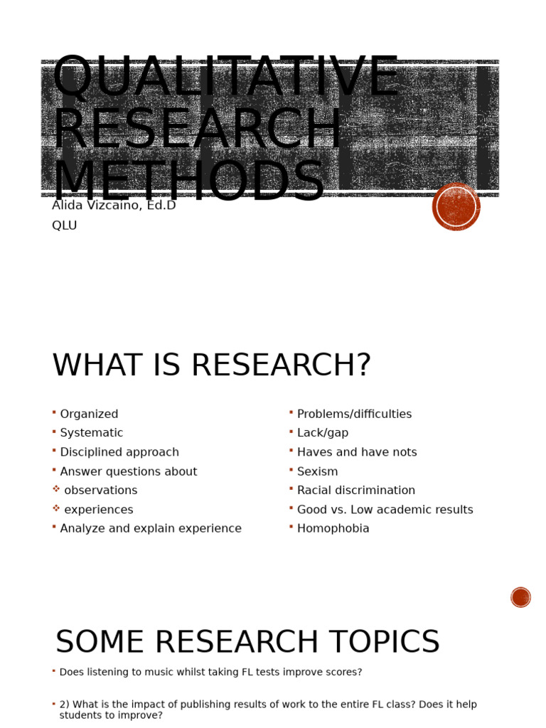 1 Educational Research Methods-1 | PDF | Qualitative Research ...