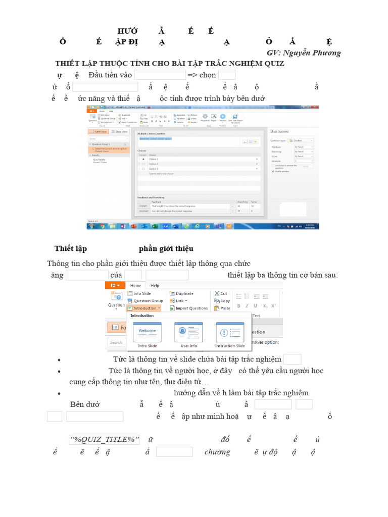 Buoi 3 e Learning Quiz Nguyen Phuong | PDF