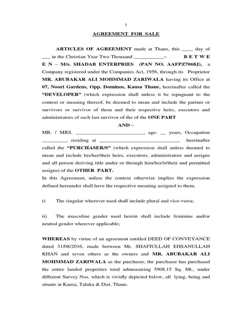 156198039O-1547514424-Proforma of The Allotment Letter and Agreement ...