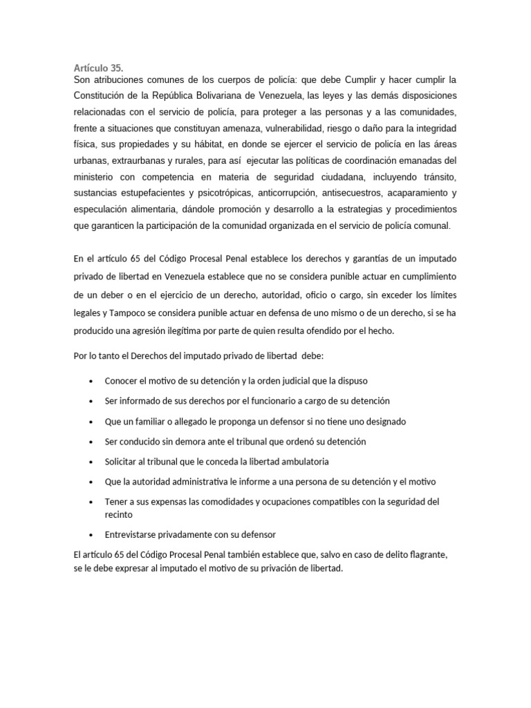 Artículo 35 | PDF