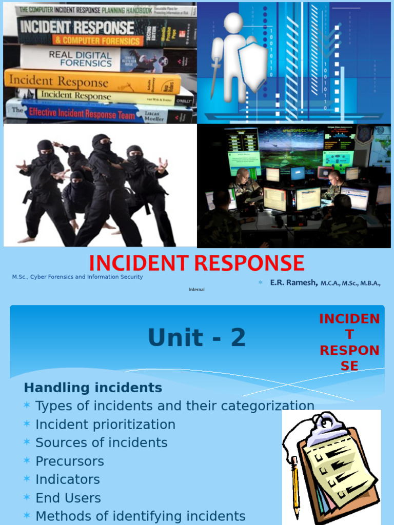 Cyber Forensics Incident Response Guide | PDF | Security | Computer ...
