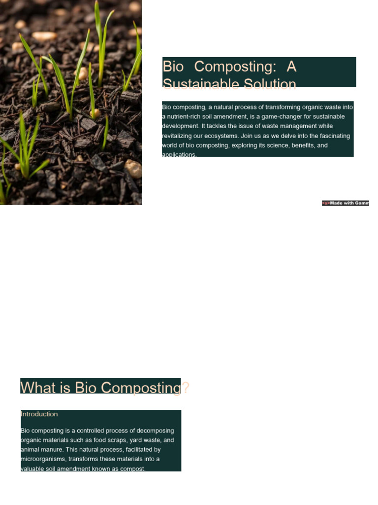 Pptbot | PDF | Compost | Decomposition